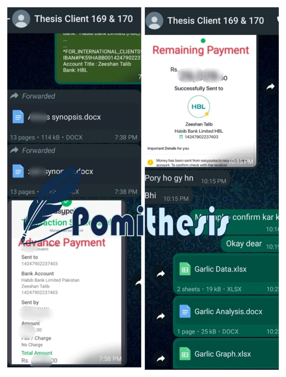 Old Payment Screenshots – Pomithesis